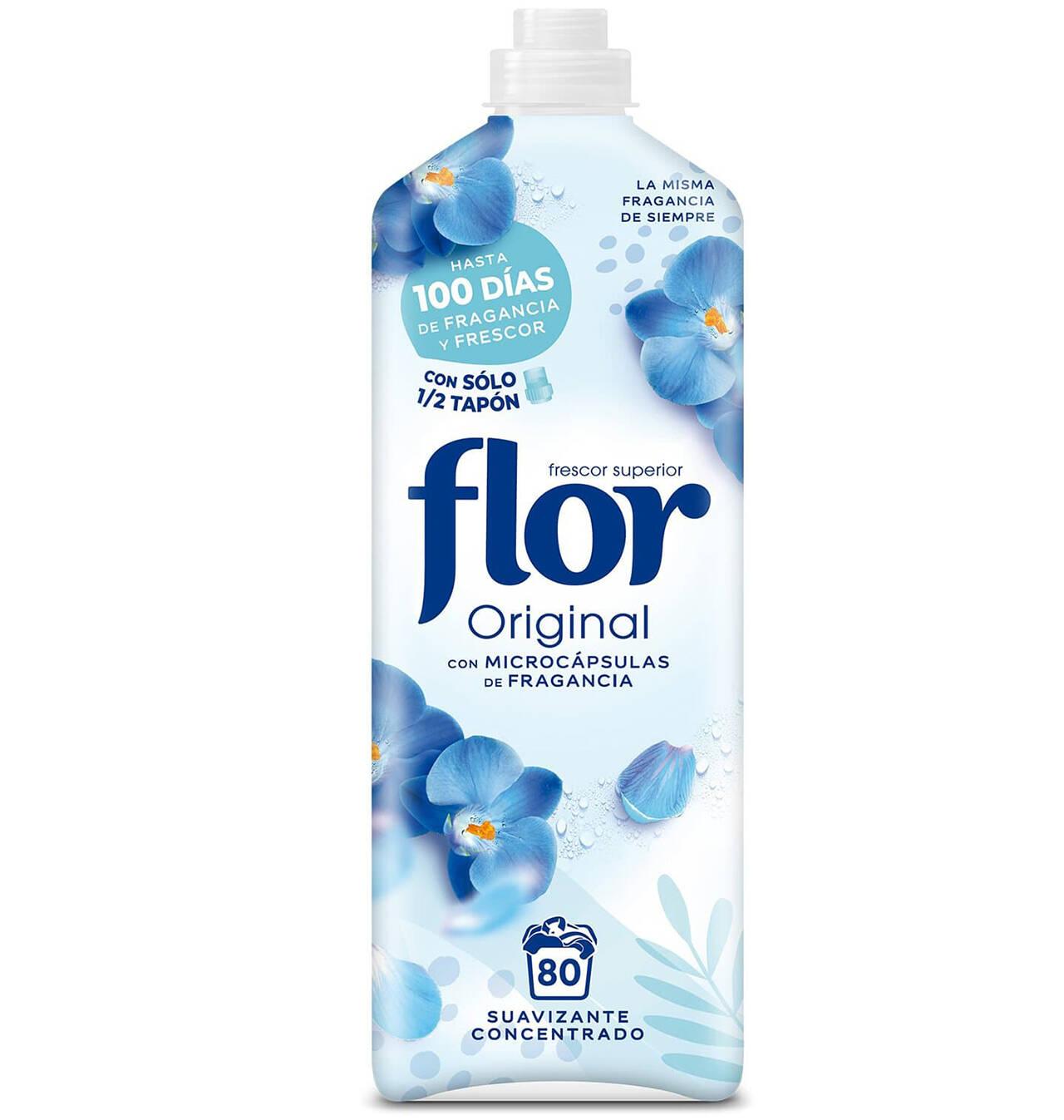 Comprar FLOR SUAVIZANTE CONCENTRADO ORIGINAL 80 DOSIS | FLOR SUAVIZANTE ...