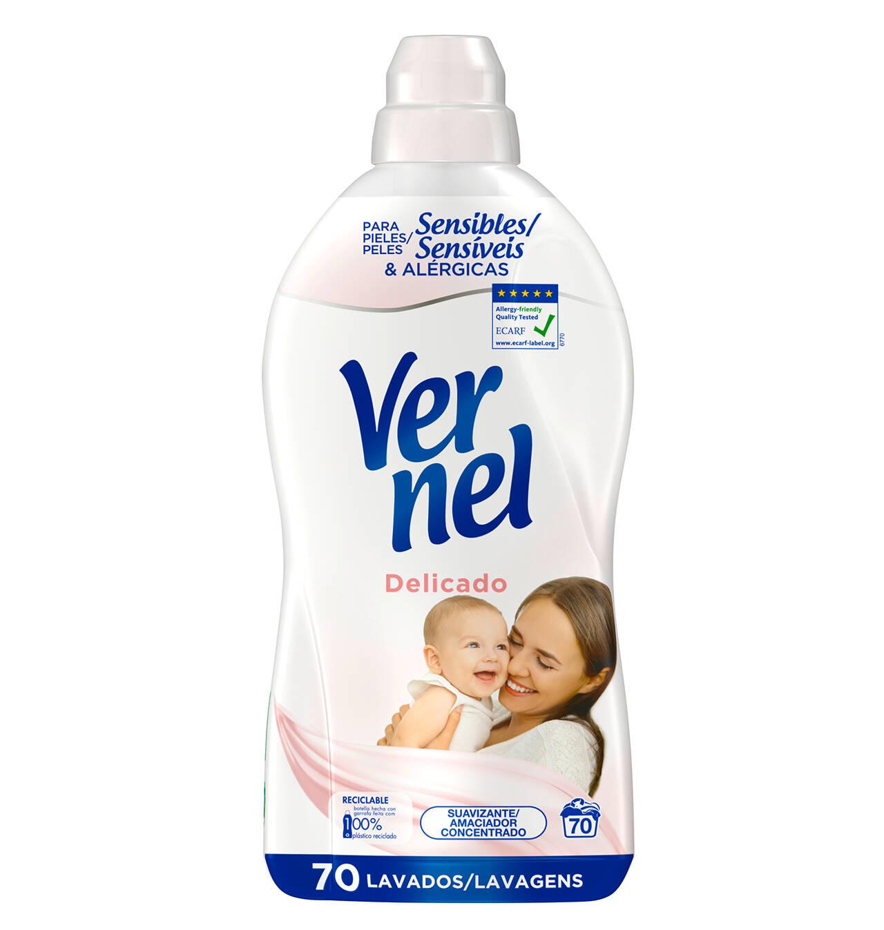 Comprar SUAVIZANTE VERNEL DELICADO 70 DOSIS | SUAVIZANTE VERNEL ...