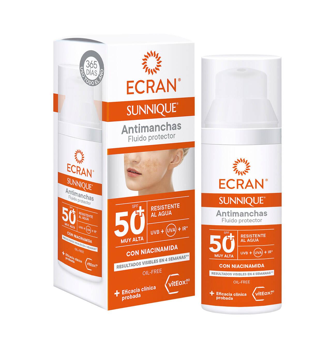 Comprar CREMA ECRAN SUNNIQUE ANTIMANCHAS F50 50 ML | Productos solares ...