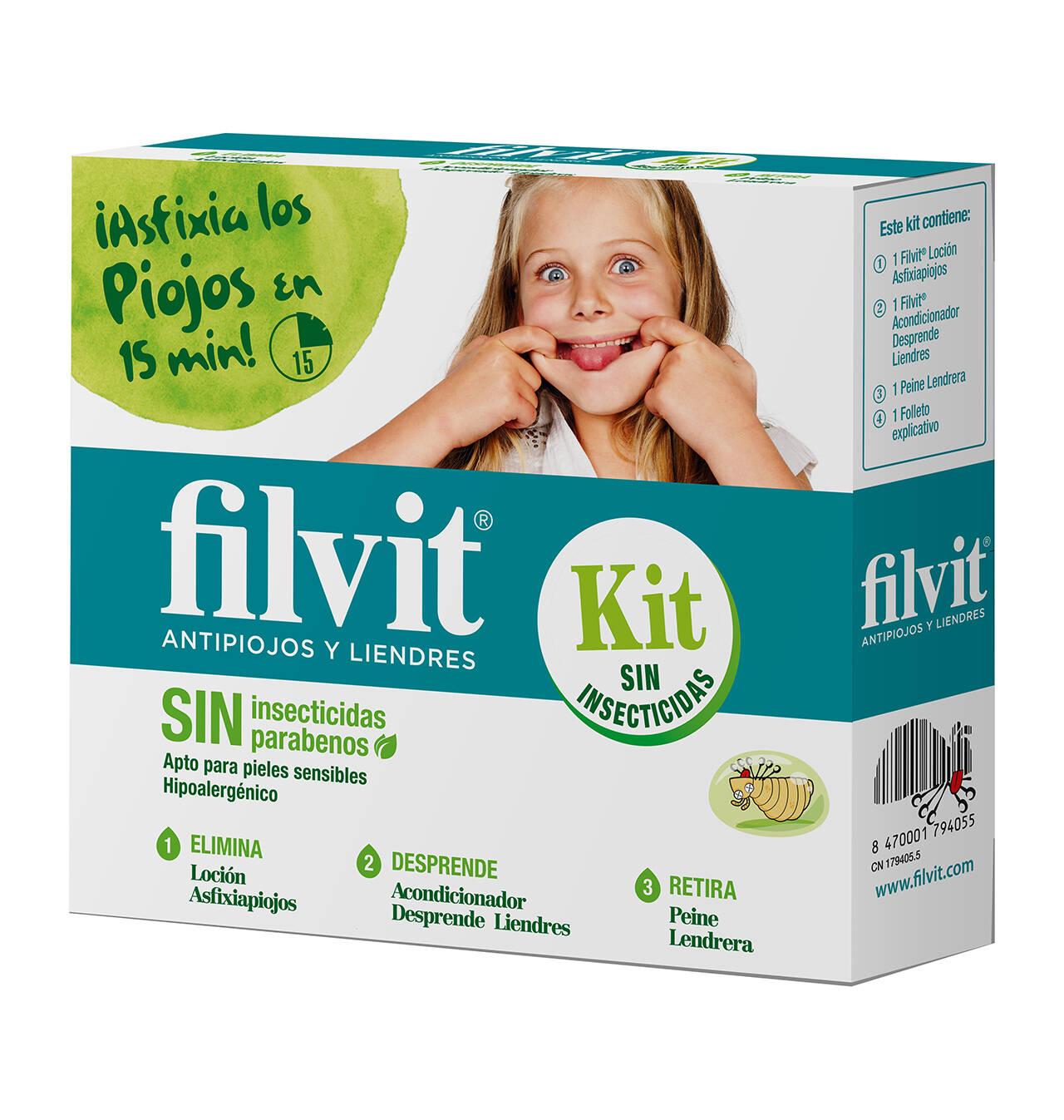 Comprar KIT FILVIT ANTIPIOJOS 1 UNIDAD | Parafarmacia en Condisline