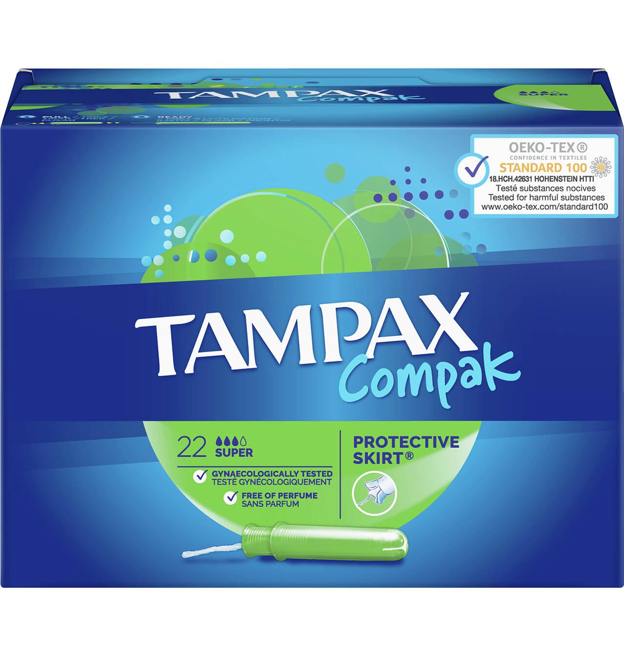Comprar TAMPAX COMPAK SÚPER 22 UNIDADES | TAMPAX COMPAK SÚPER 22 ...